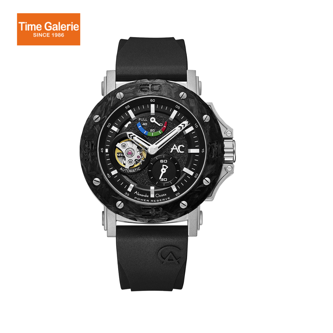 Alexandre Christie ALCW9205MPRTTBA ⁠Automatic Power Reserve Titanium ...