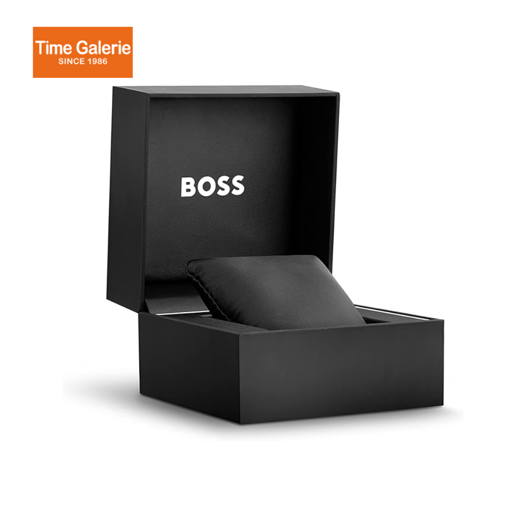 BOSS 1514100 Brown Leather Stainless Steel Troper Chronograph Men Watch