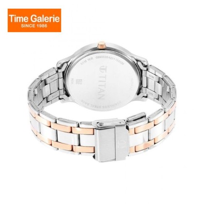 Titan Karishma 1825KM02 Black Dial Stainless Steel Strap Quartz Men Watch