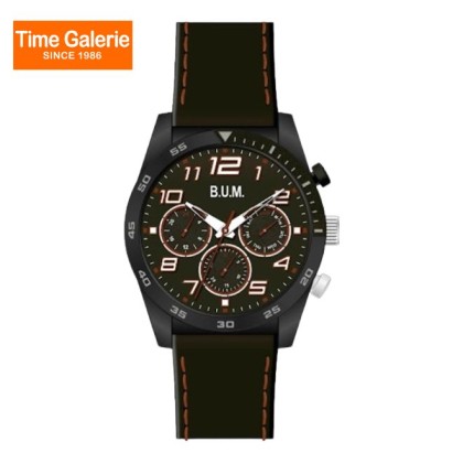 BUM BUMWB91402 Analog Silicone Strap Men Watch