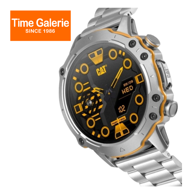 CAT E1-140-11-100 Stainless Steel Strap Men Smartwatch
