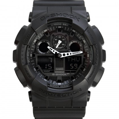 CASIO G-SHOCK GA-100-1A1DR | JAM TANGAN GETAH | RESIN STRAP | DIGITAL WATCH