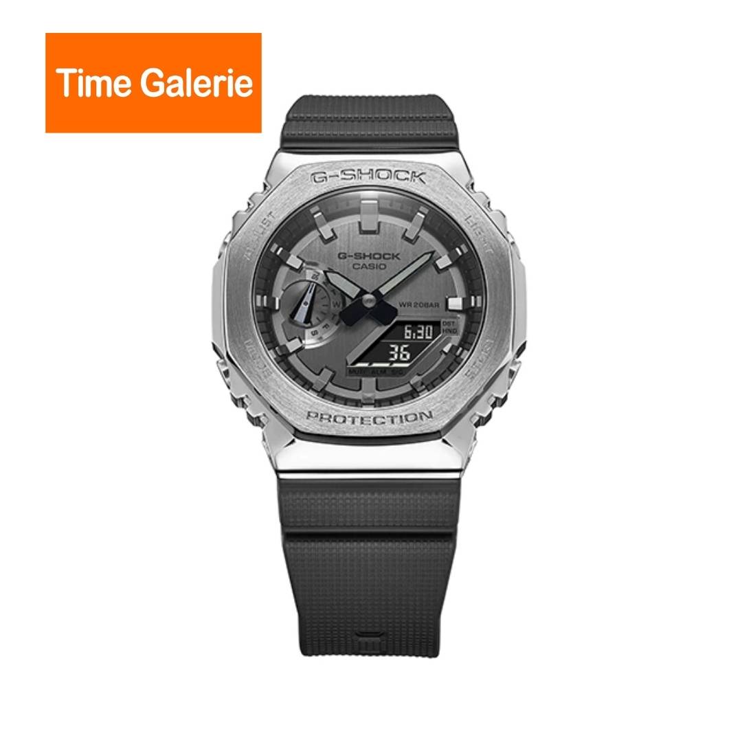 CASIO G-SHOCK GM-2100-1ADR | STAINLESS STEEL | SHOCK RESISTANT | SQUARE ...
