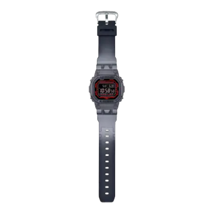 Casio G-Shock DW-B5600G-1 Black Translucent Resin Band Men Sports Watch