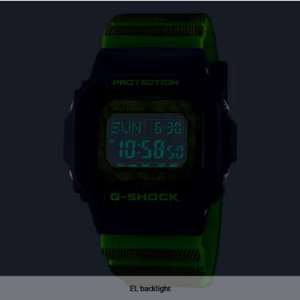 Casio G-Shock Time Distortion Series DW-D5600TD-3 Fluorescent Green ...
