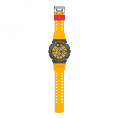 Casio G-Shock Retro 90s Sport Series GA-110Y-9A Yellow Resin Band Men ...
