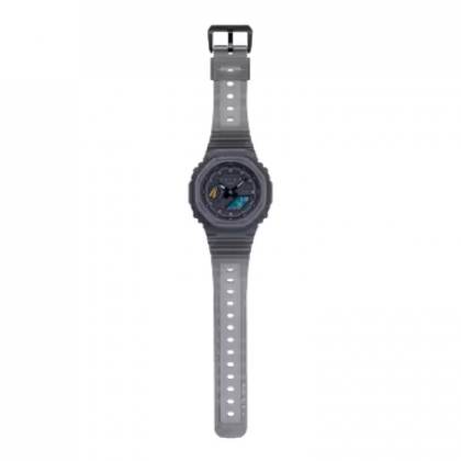 Casio G-Shock x FUTUR GA-2100FT-8A Grey Translucent Resin Band Men ...