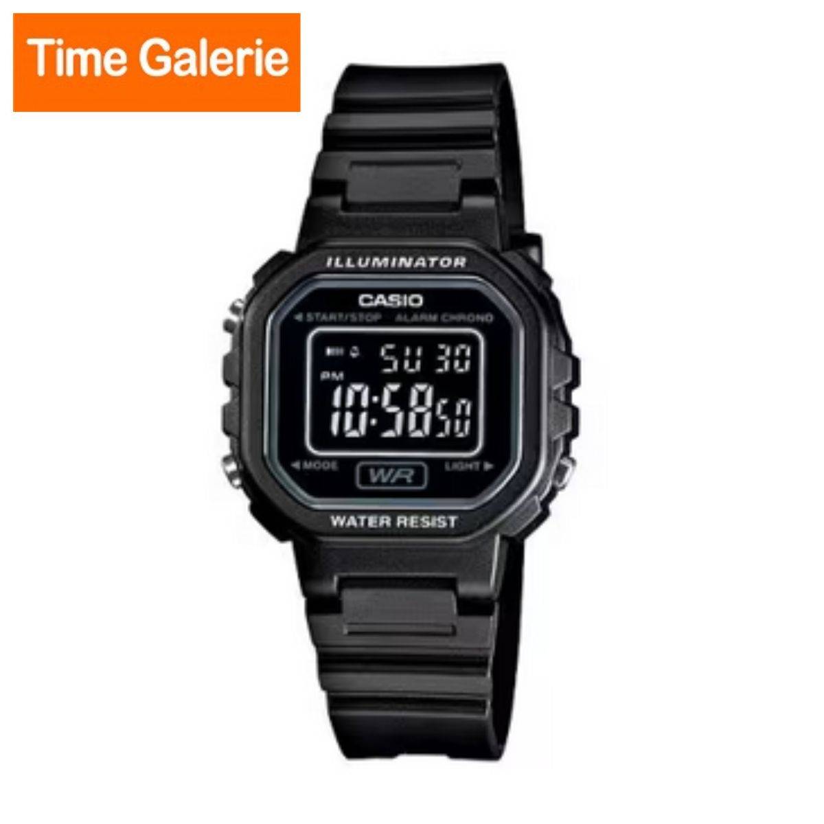 Casio General LA-20WH-1B Digital Black Resin Band Kids Watch