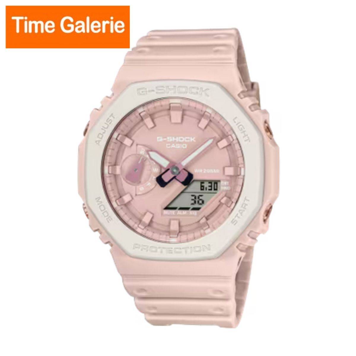 Casio G-Shock Peach Blossom Series GA-2110SL-4A7 Light Pink Resin Band ...