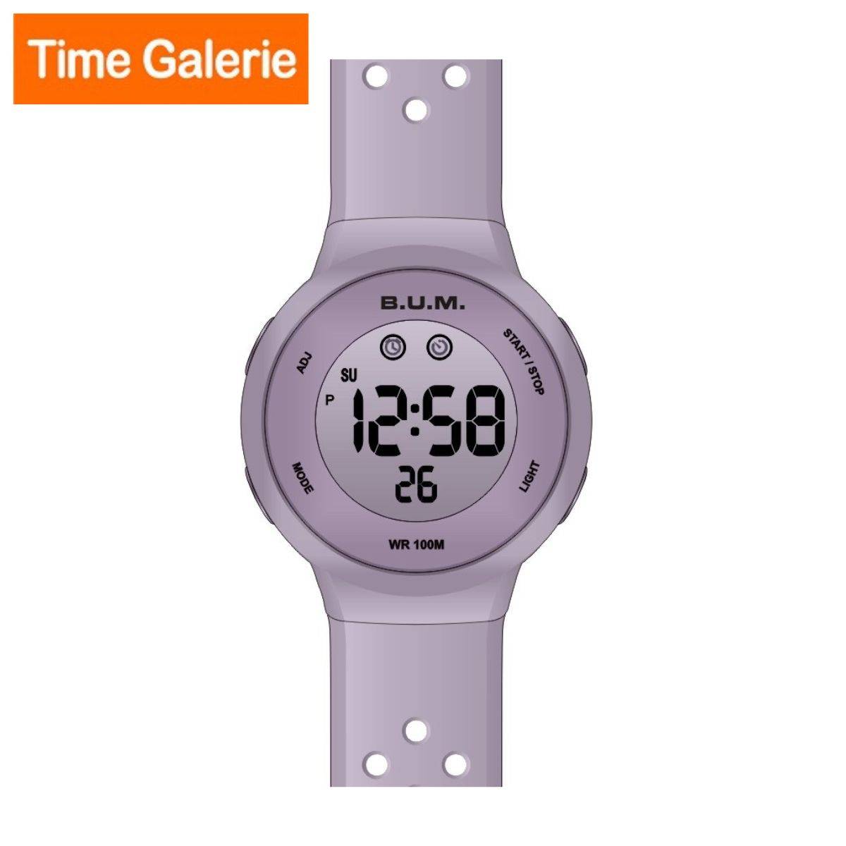 BUM Lady BUMWBM02308C Purple Strap Digital Quartz Watch