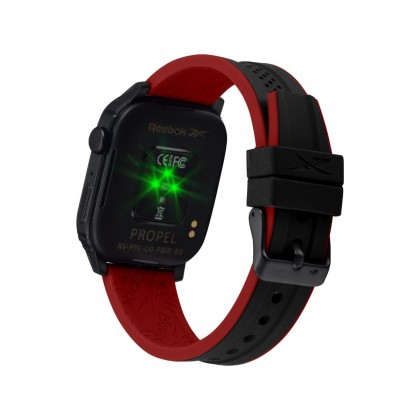 Reebok RV-PPL-U0-PBIR-BB Digital Propel Red Silicone Strap Men Smartwatch