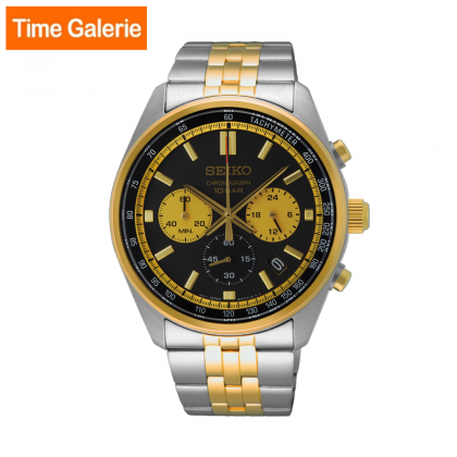 Seiko SSB430P1 Chronograph Quartz Hardlex Crystal Glass Analog Men Watch