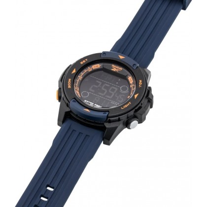 Reebok Consign Design RV-BRK-G9-PBIN-BO Blue Silicone Strap Digital Men ...