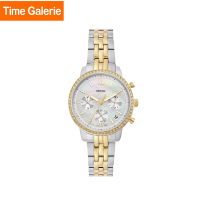 Fossil ES5216 Neutra Chronograph Two-Tone Stainless Steel Women Watch ...