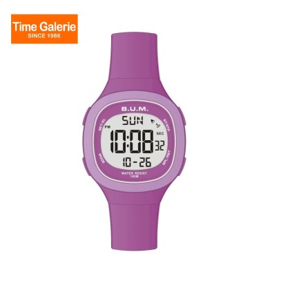 BUM Lady BUMWBM05608 Digital Sports Purple Strap Watch