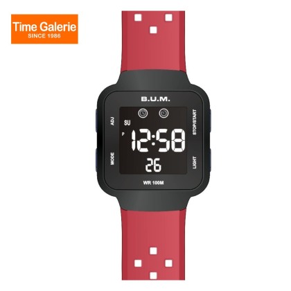 BUM Lady BUMWBM06410A Red Strap Digital Watch