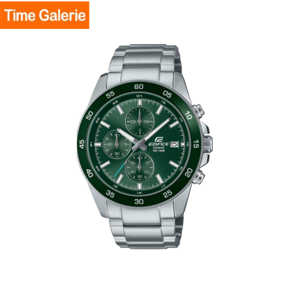 Casio Edifice EFR-526D-3AV Silver Stainless Steel Band Men Watch