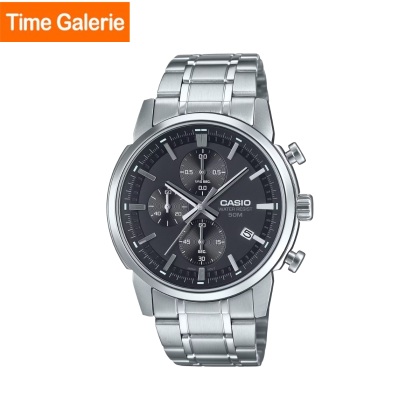 Casio General MTP-E510D-1A1AV Silver Stainless Steel Band Men Watch