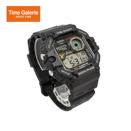 Casio Men's Digital Watch WS-1700H-1AVDF Black Resin Strap Sport Watch