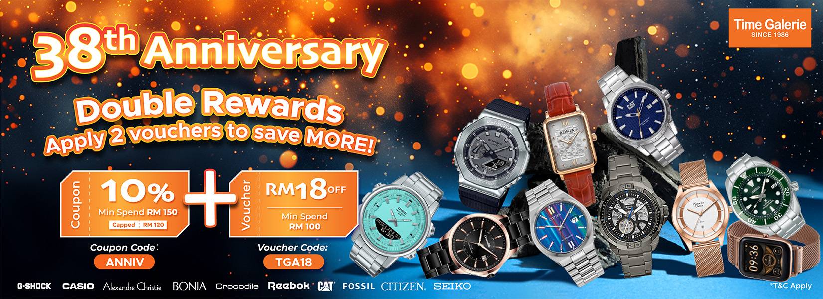 Time Galerie | Trusted Watch Shop Malaysia | Watch Distributor & Retailer