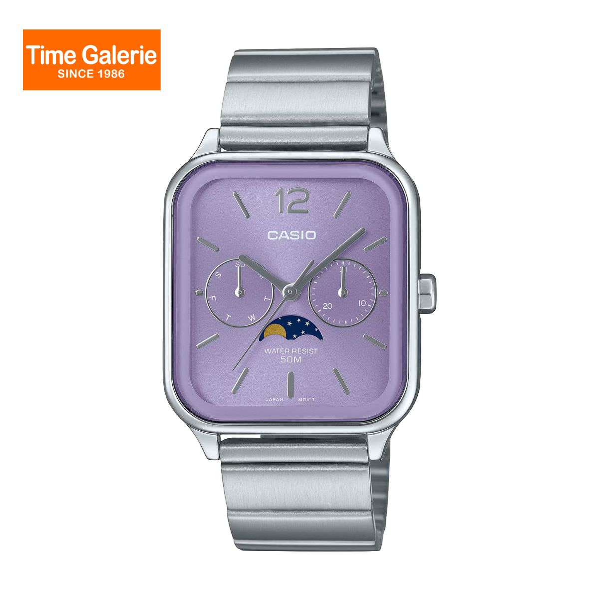 Casio General MTP-M305D-6AV Stainless Steel Band Men Watch