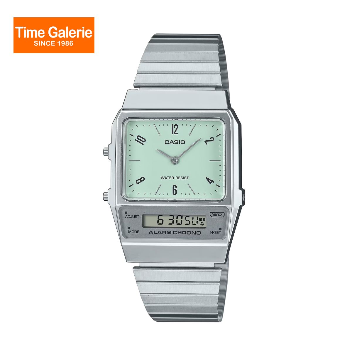 Casio Vintage AQ-800E-3A Stainless Band Unisex Watch