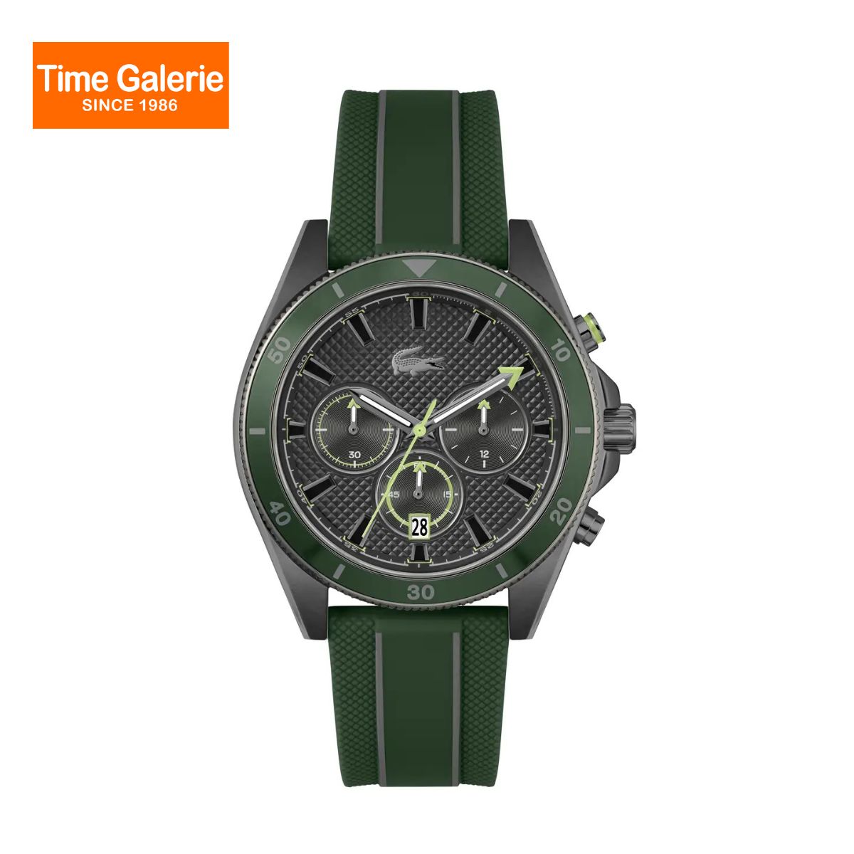 Lacoste 2011363 Mainsail Quartz Silicone Strap Analog Men Watch