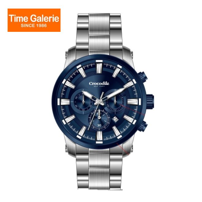 Crocodile CRDW7474.158C Silver Stainless Steel Band Men Watch