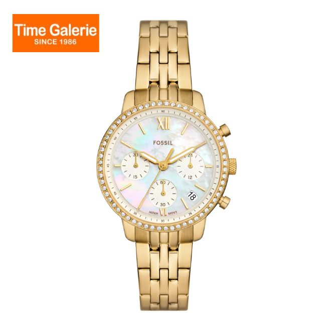 Fossil ES5358 Neutra Chronograph Gold-Tone Stainless Steel Women Watch