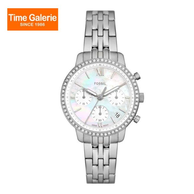 Fossil ES5357 Neutra Analog Silver Stainless Steel Women Watch