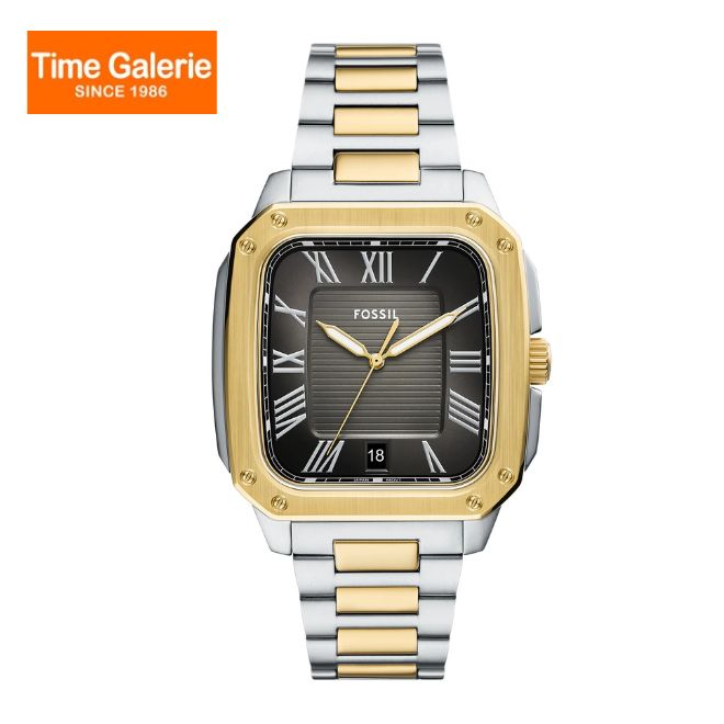 Fossil FS6123 Crosby Three-Hand Date Two-Tone Stainless Steel Men Watch