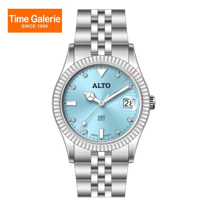 Alto ALT-EE03-SL-BU Analog Stainless Steel Men Watch
