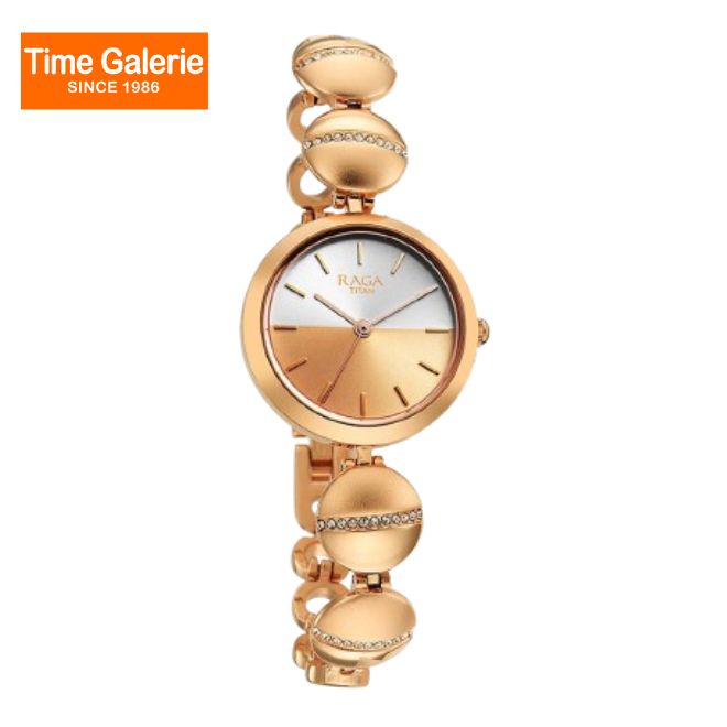 Titan Raga Delight 2606WM11 Two-Toned Dial Metal Strap Women's Watch