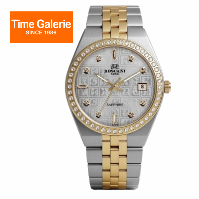 ROSCANI ROSW4687G5 DATE FUNCTION 34MM STAINLESS STEEL STRAP WOMEN WATCH