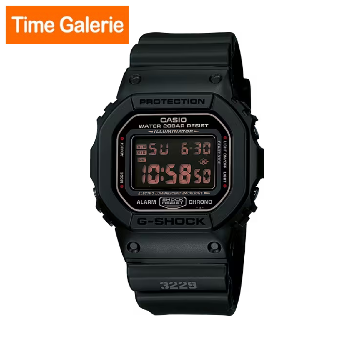 CASIO G-SHOCK DW5600ms-1dr | JAM TANGAN GETAH | RESIN STRAP | DIGITAL WATCH