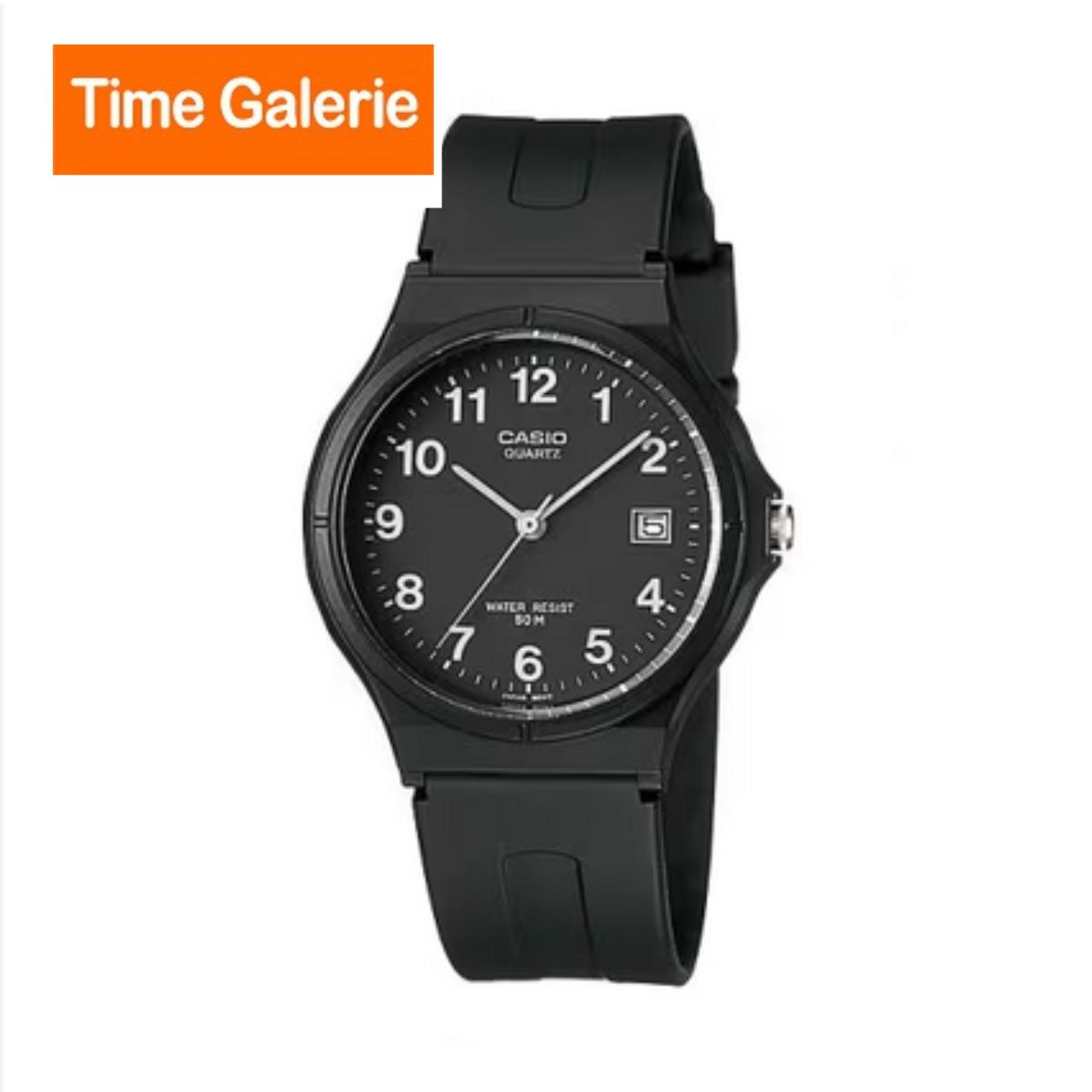 Casio General MW-59-1BV Black Resin Band Men Watch