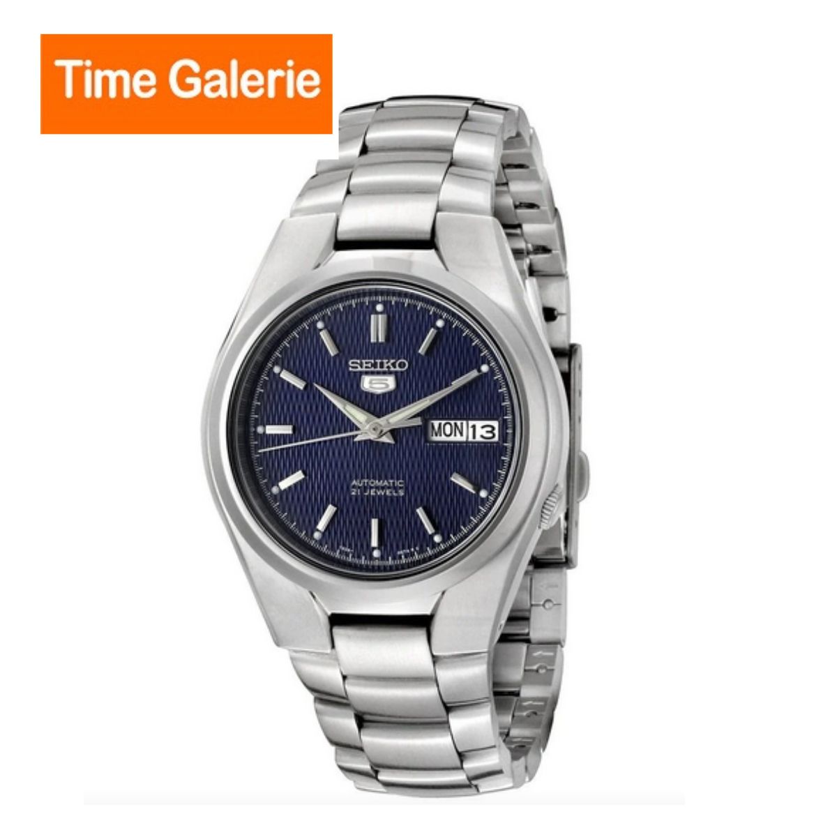 Seiko 5 SNK603K1 Automatic See-thru Back Blue Dial Stainless Steel ...