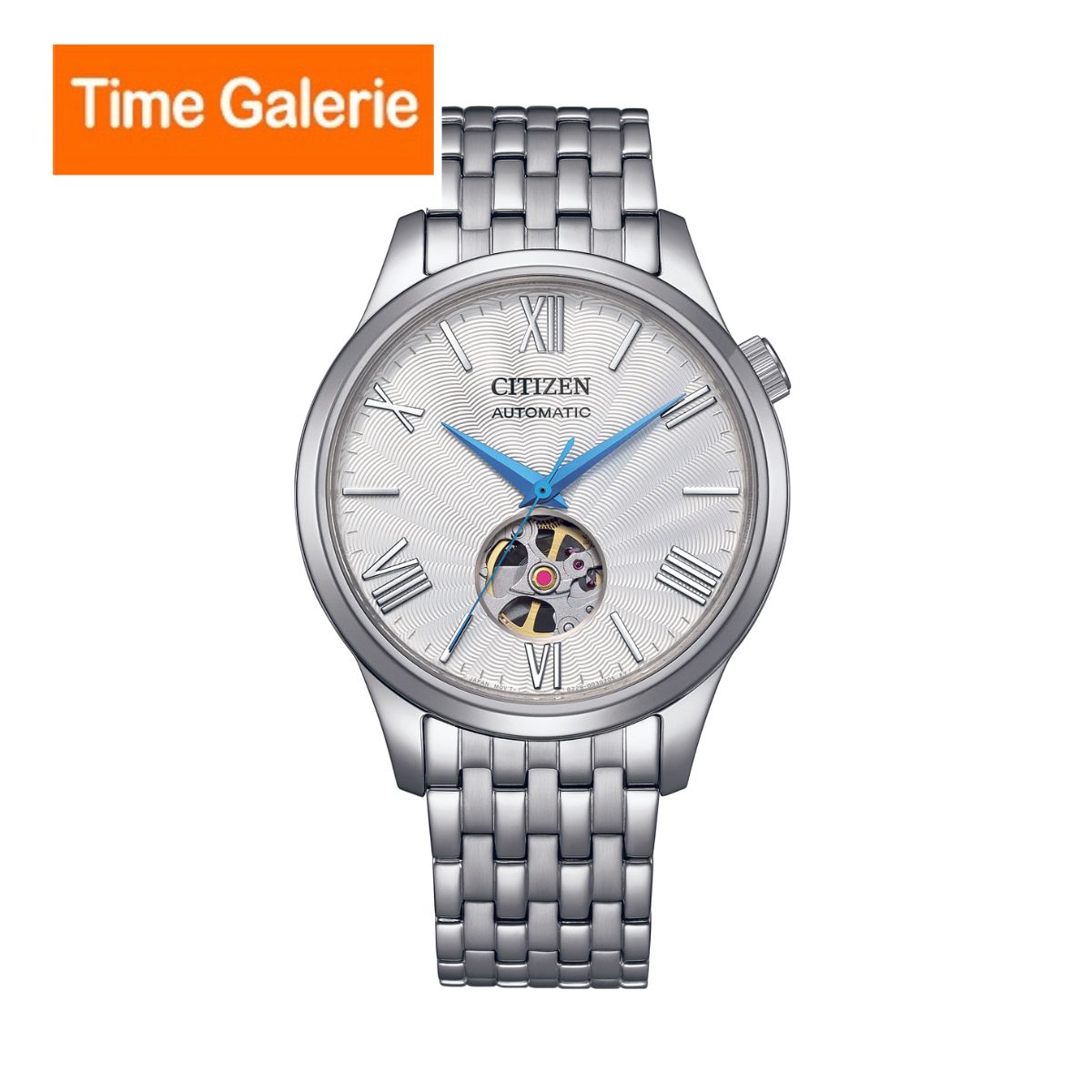 Citizen NH9130-84A Open Heart Series Mechanic Stainless Steel Strap Men ...