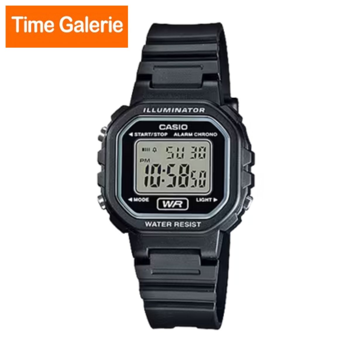 Casio General LA-20WH-1A Classic Digital Black Resin Digital Men Watch