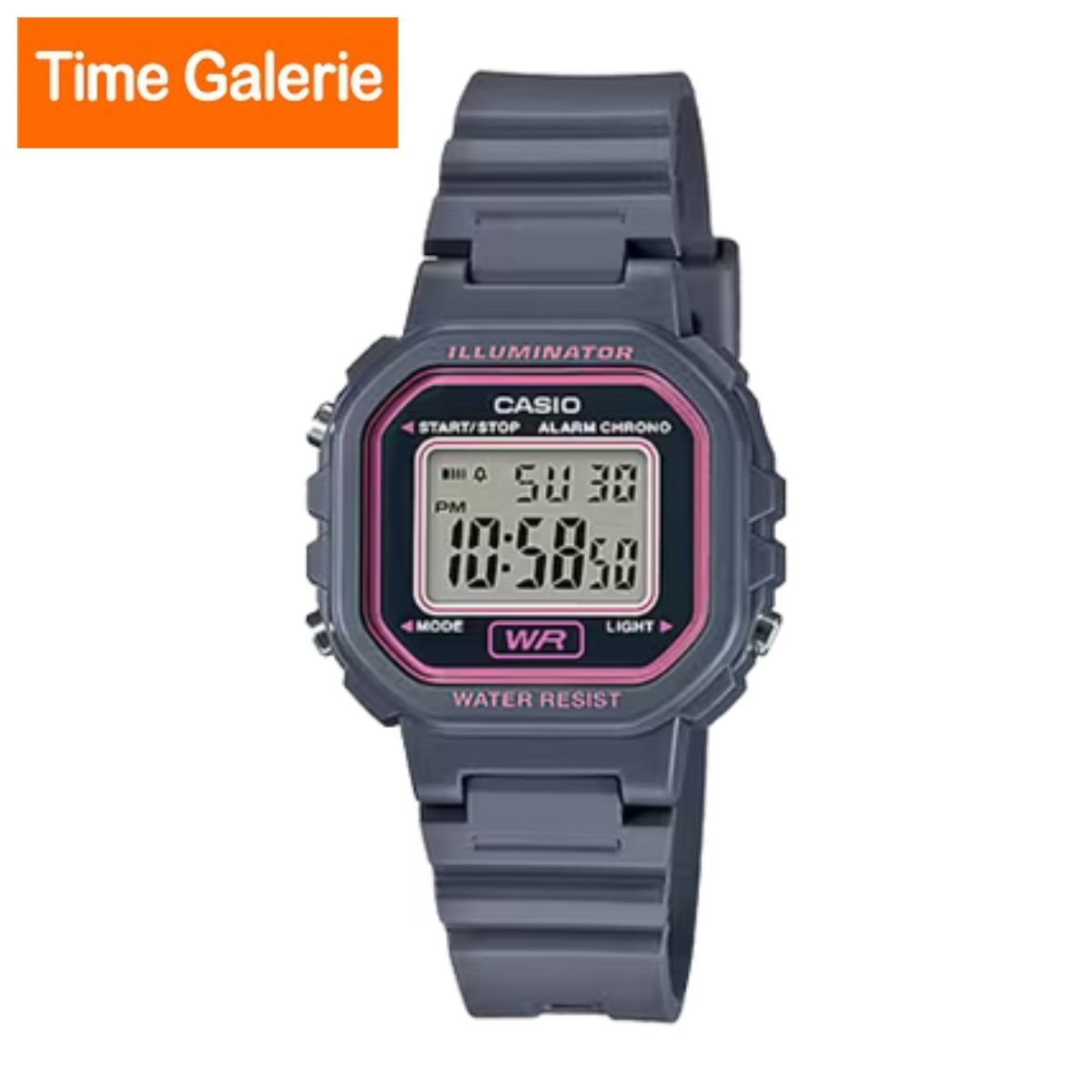Casio General LA-20WH-8A Classic Digital Grey Resin Digital Women Watch