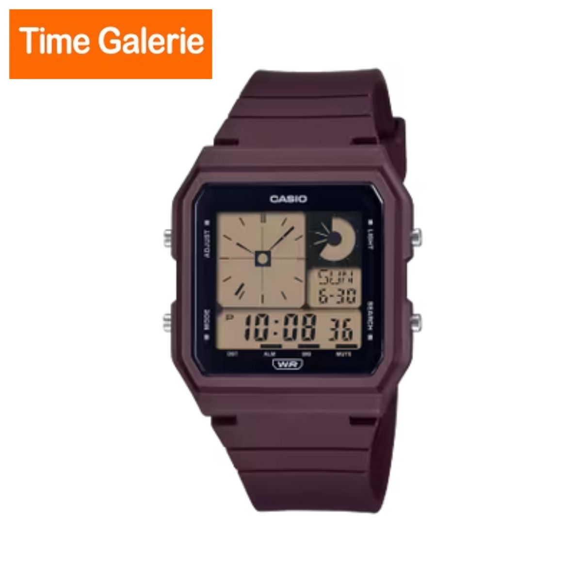 Casio General LF-20W-5A Maroon Resin Band Men Watch / Women Watch / Unisex