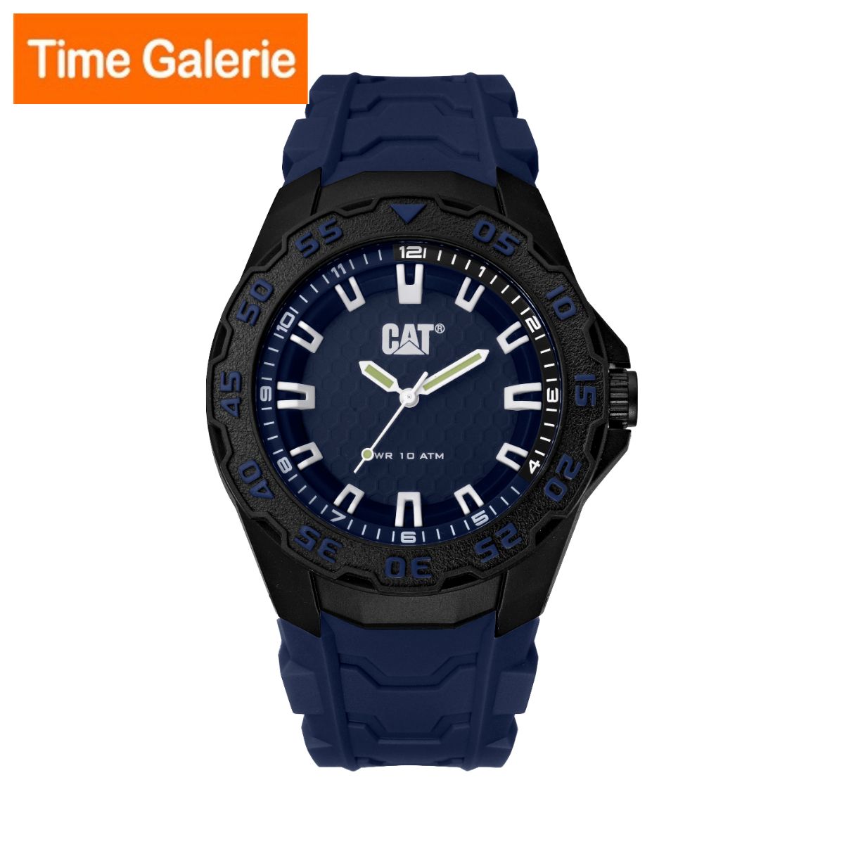 Caterpillar LH.110.26.622 Motion 2020 Blue Silicone Rubber Band with ...