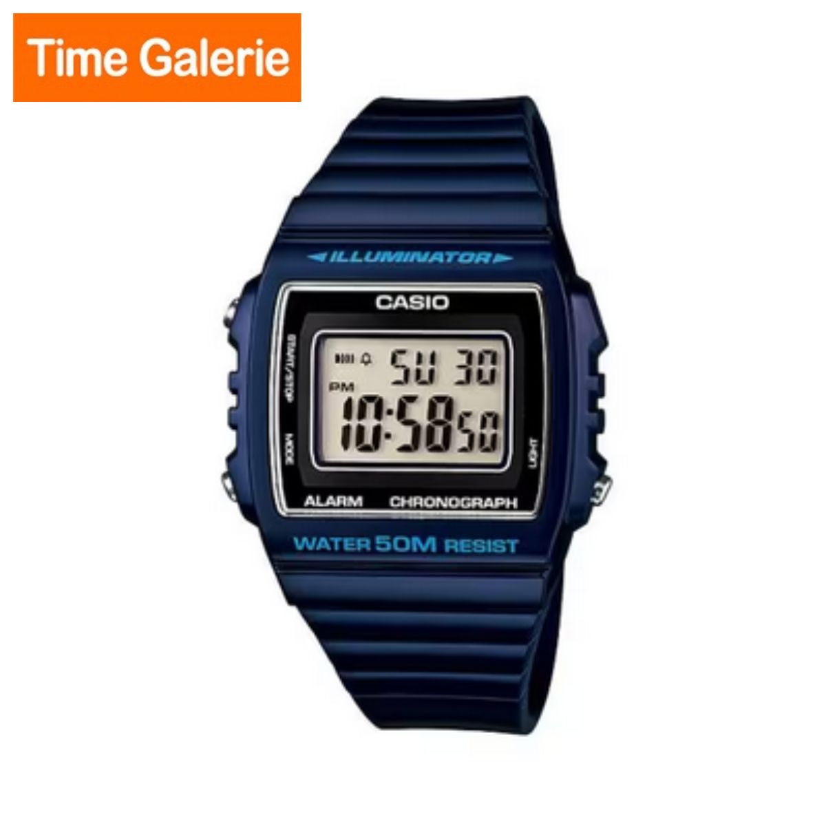 Casio General W-215H-2AV Blue Strap Classic Digital Men's Watch