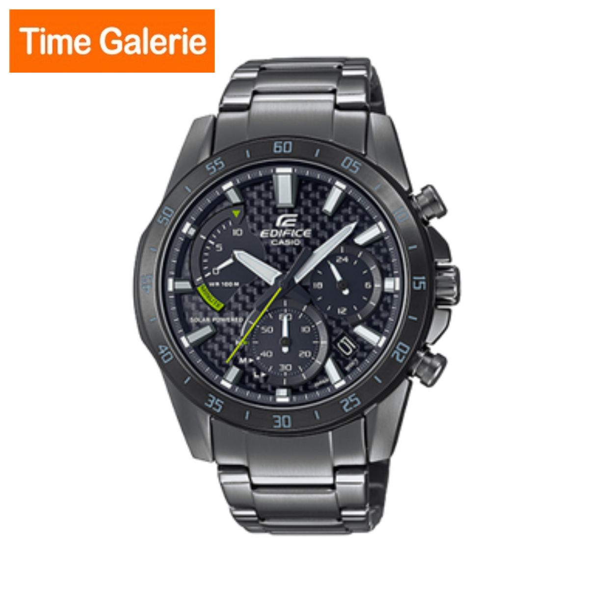 Casio Edifice EQS-930DC-1A Solar Power Chronograph Carbon Fiber Dial ...