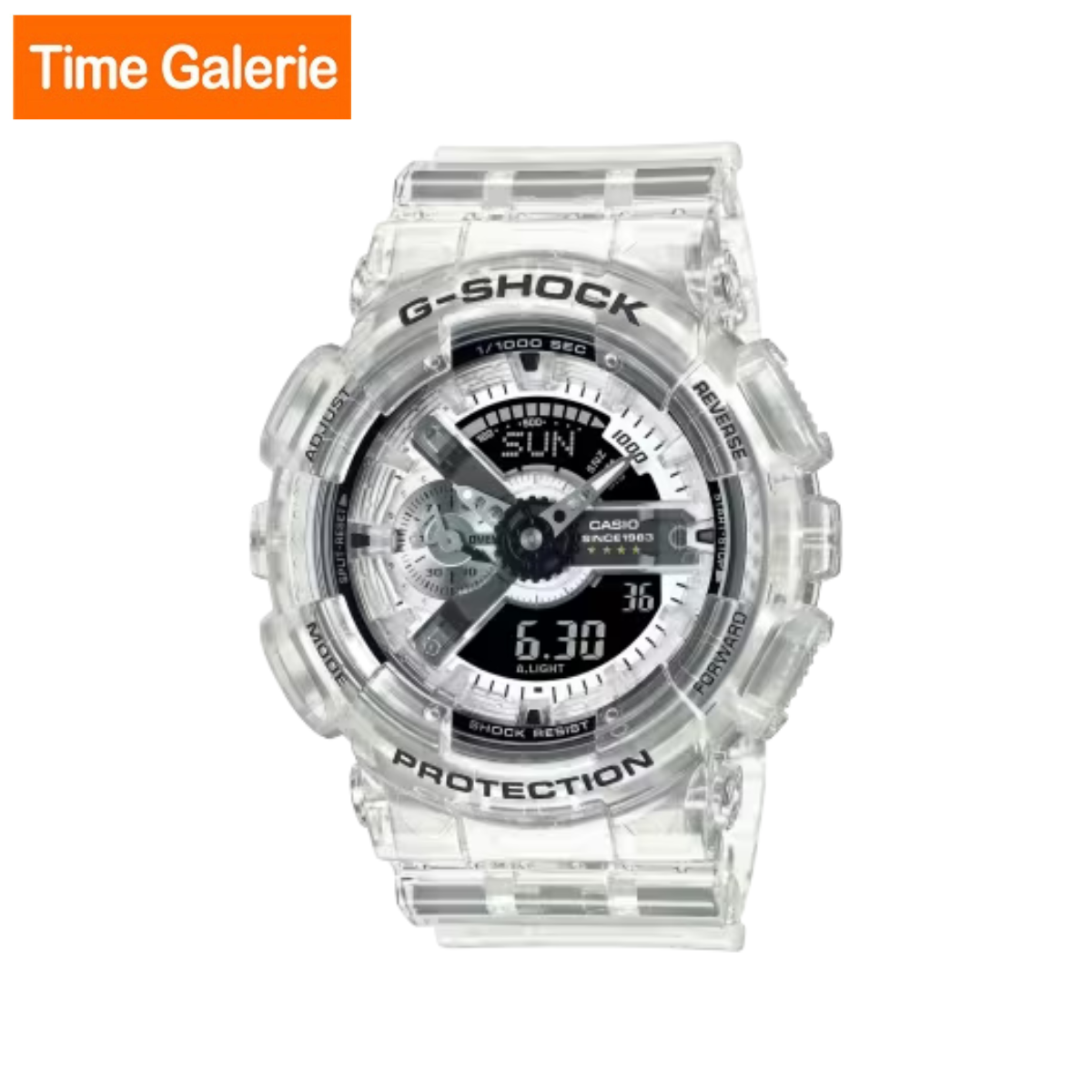 Casio G-Shock GA-114RX-7ADR | ANA-DIGIT WATCH | ANALOG-DIGITAL WATCH ...
