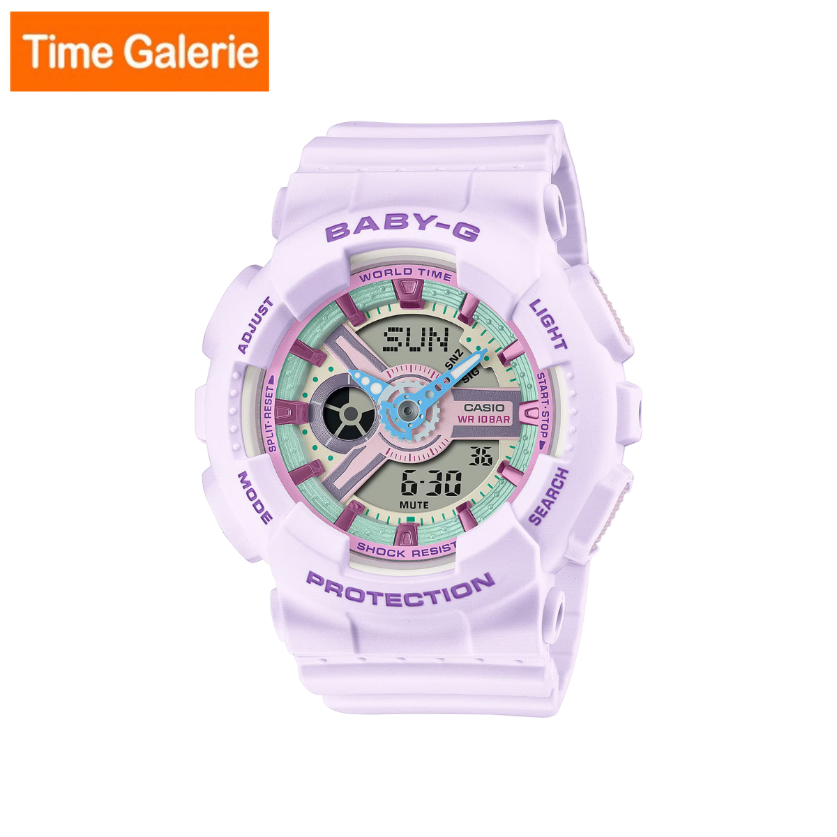 Casio Baby-G Metallic Dial Series BA-110XPM-6A Light Purple Resin Band ...