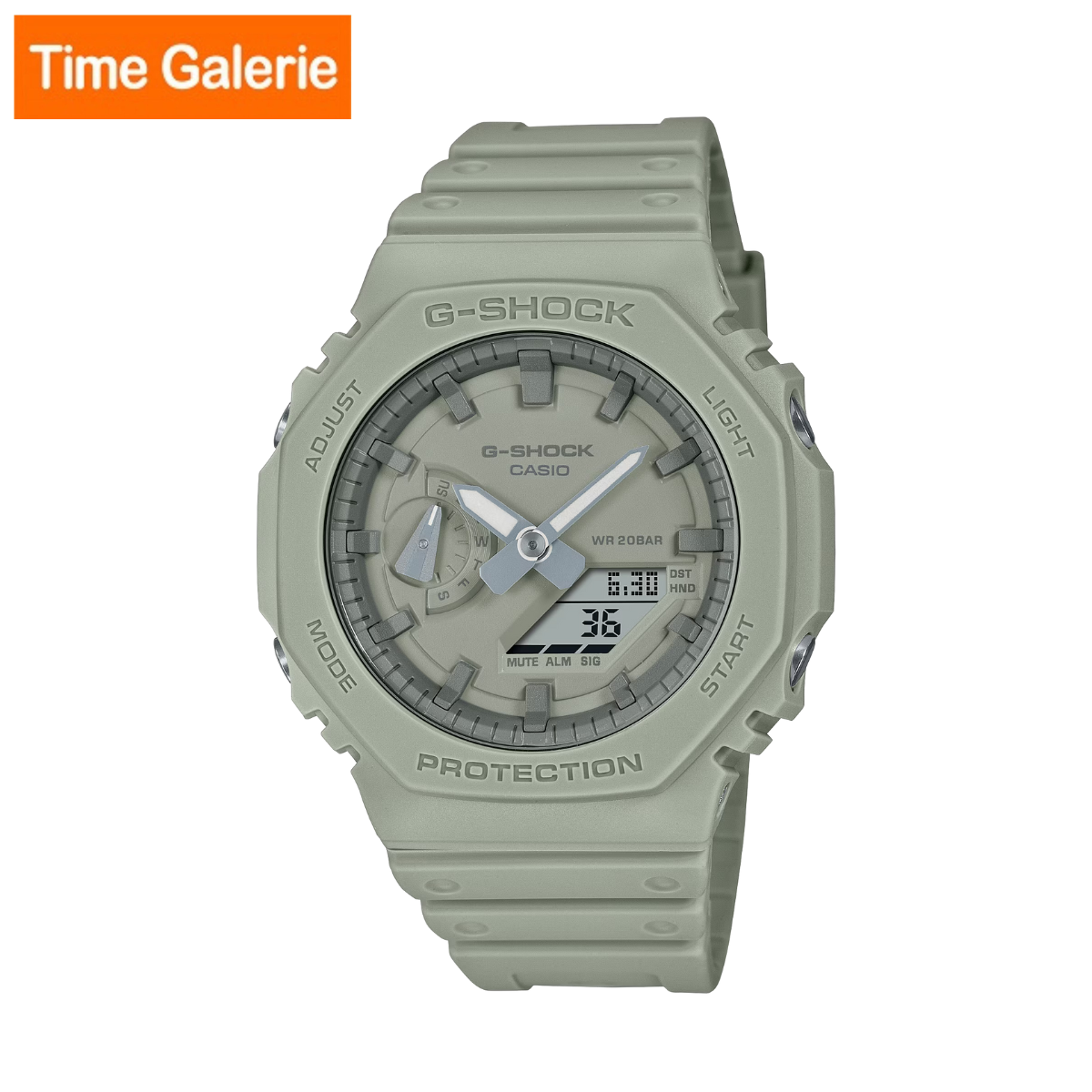 Casio G-Shock GA-2100NC-3ADR | ANA-DIGIT WATCH | ANALOG-DIGITAL WATCH ...