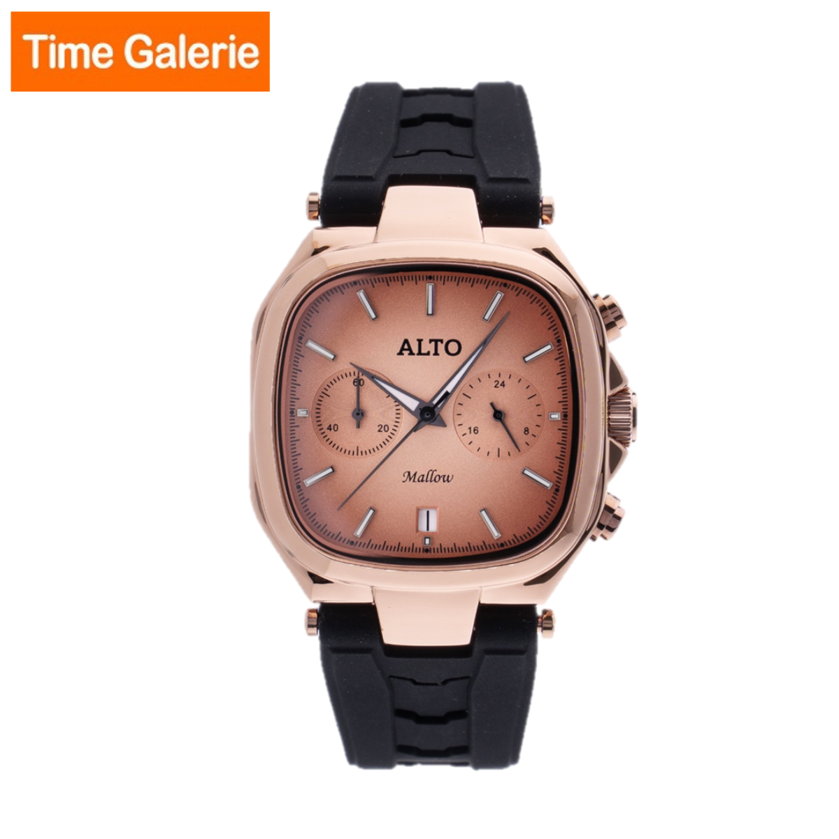 ALTO ALT-230301S-5A5 Black Silicon Strap Analog Unisex Watch