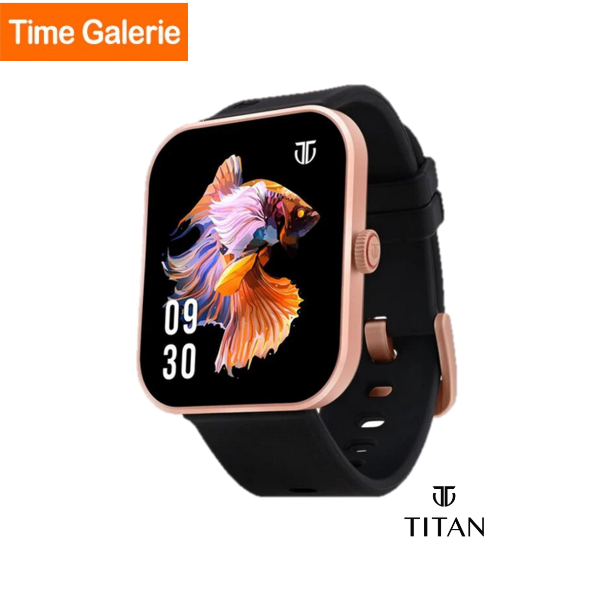 Titan Talk S Rose Gold Touch Smart Watch for Unisex