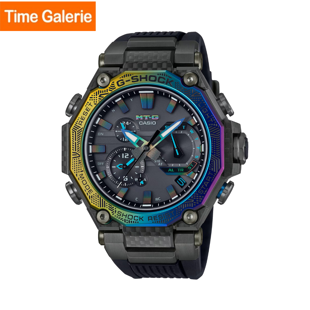 Casio G-Shock MT-G Series x City-inspired Rainbow IP Etched Bezel MTG ...